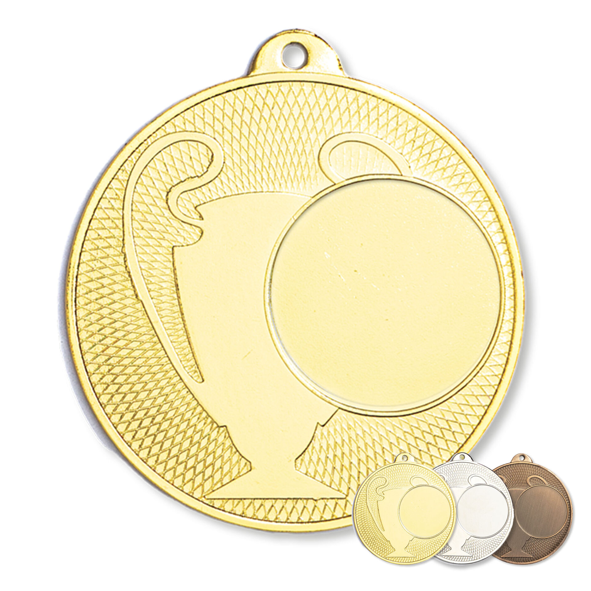 Medalie 50mm design cupa E510 pt orice eveniment sportiv/cultural