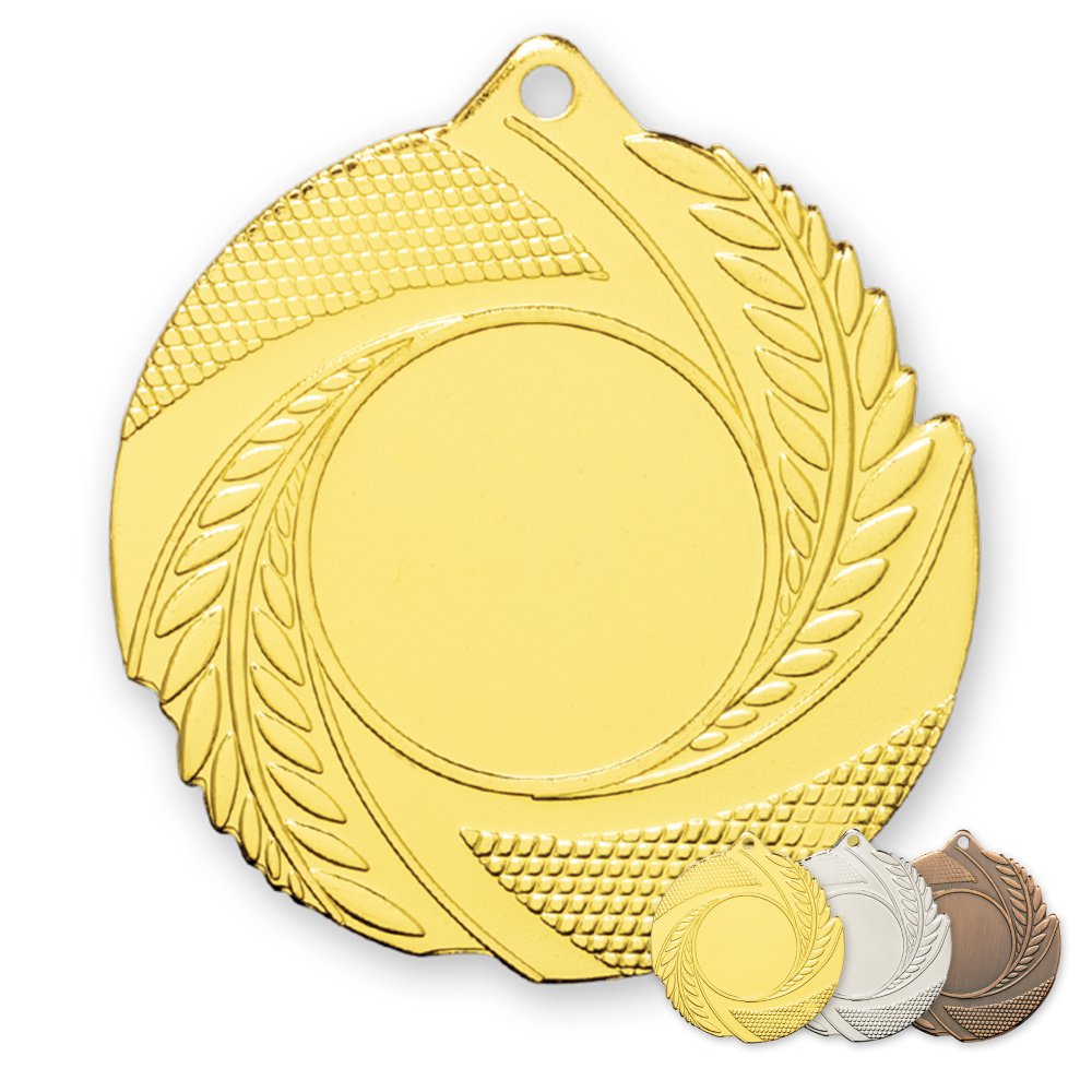 Medalie 50mm margine lauri E524 pt evenimente sportive/culturale