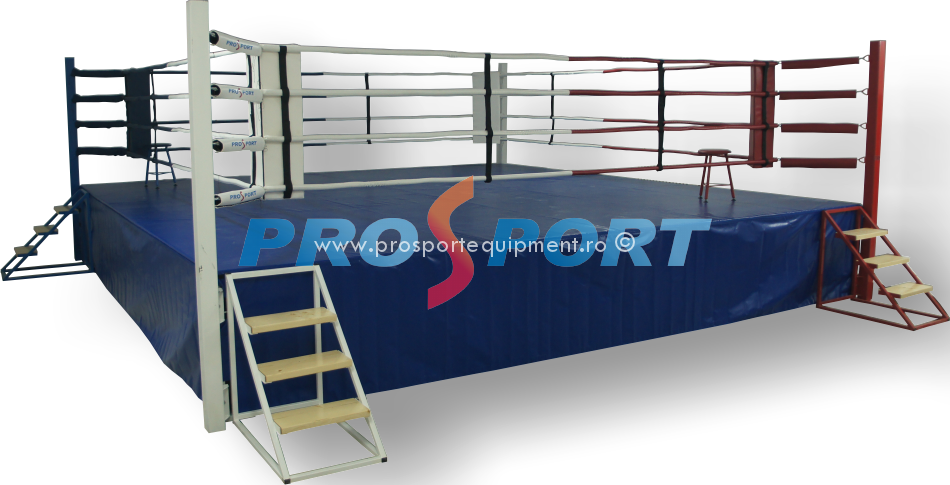 Ring de box competitional 6x6m demontabil, complet dotat