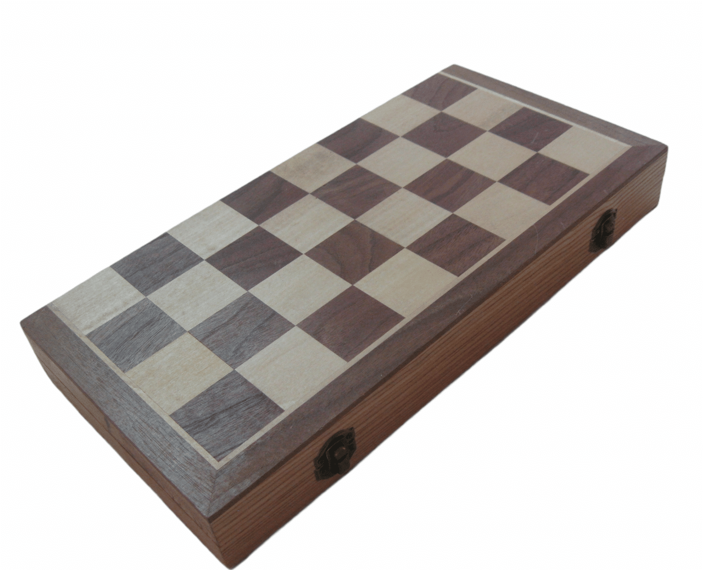 Set sah din lemn, diverse marimi, tabla de joc si piesele din lemn