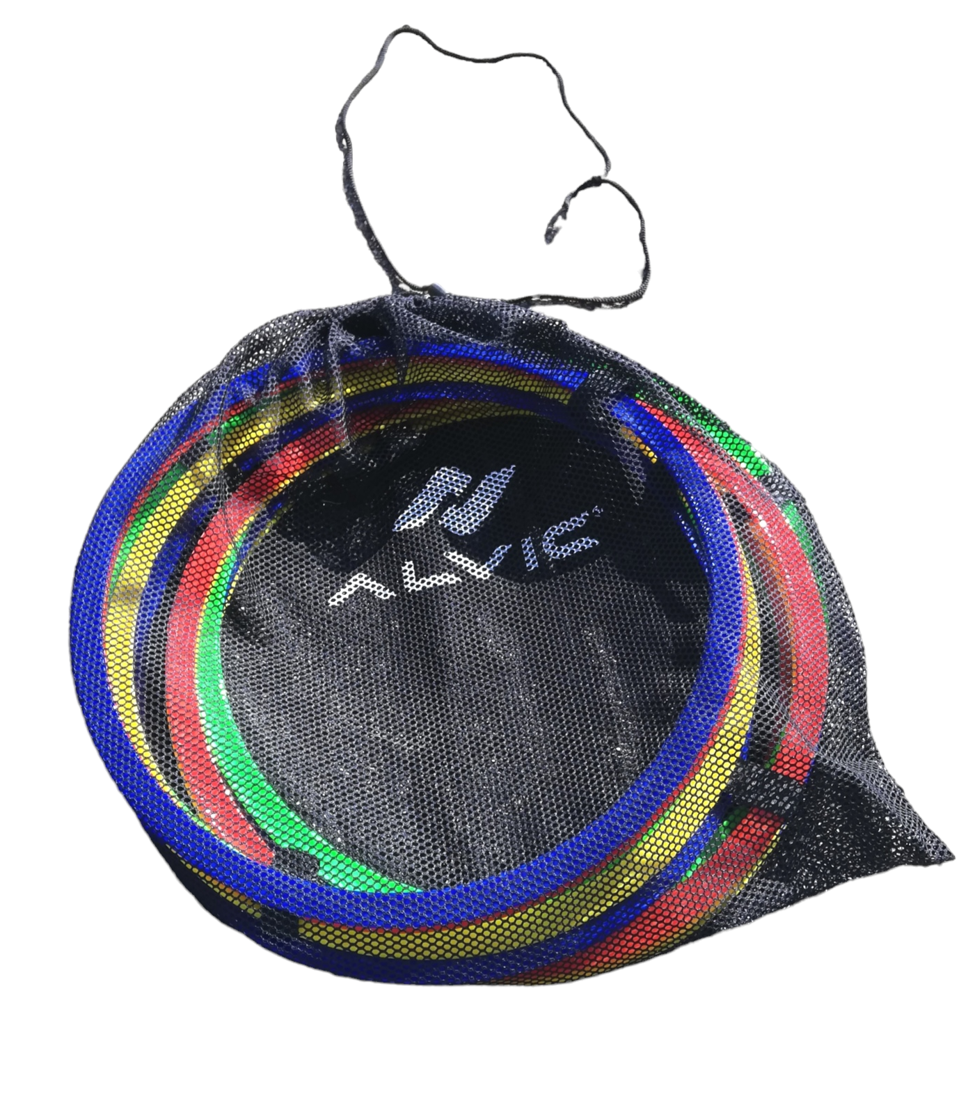 Cercuri plate, set de12 cercuri de diverse culori, pentru antrenament