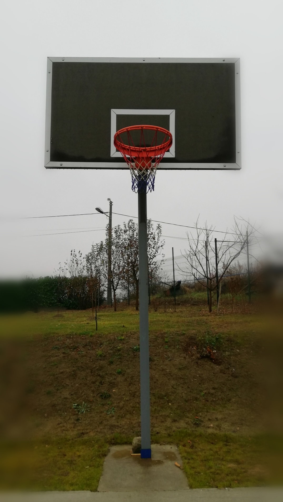 Consola betonabila baschet proiectie 150cm din otel