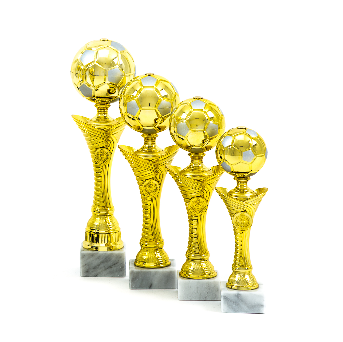 Trofeul auriu cu minge fotbal PRO35819