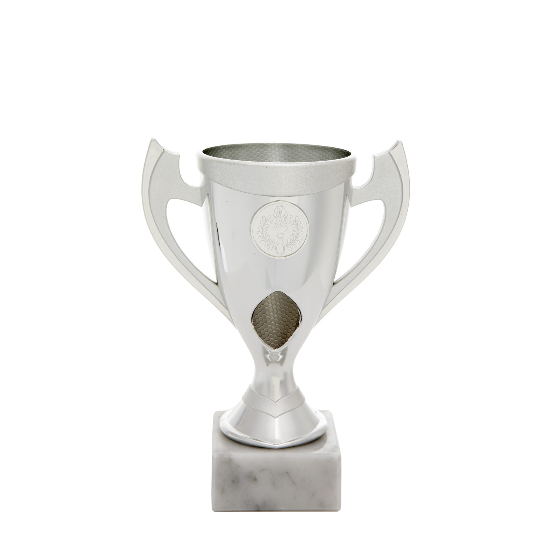 Cupa argintie detaliu negru PRO67123