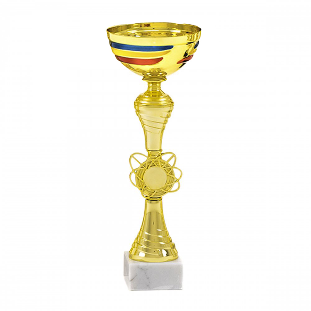 Cupa tricolor accesoriu floare RO8 in culorile Romaniei